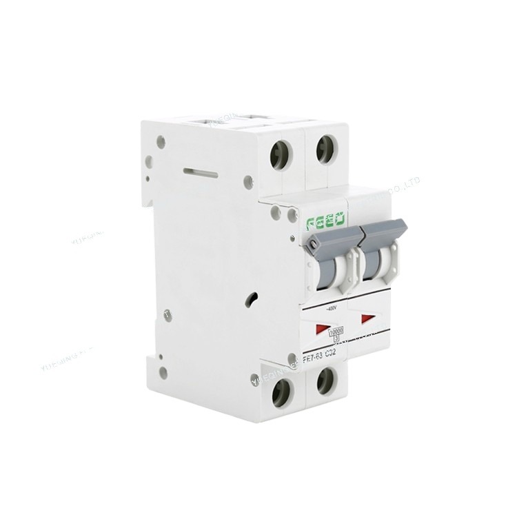 High Quality Solar AC FE7 2P Mini Circuit Breaker 230/400V 6kA/10kA from FEEO